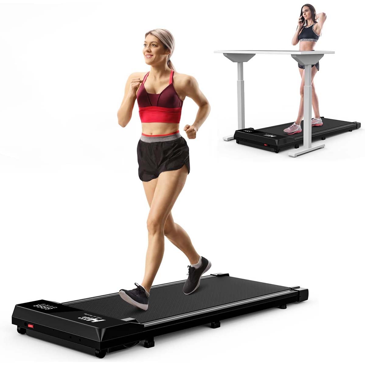 Under Desk Walking Mat Treadmill, Small Portable Office And Home ...